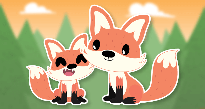 Free Fox Clipart: Download here at Lime and Kiwi Designs!