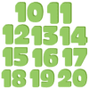 Free Number Clipart: Download Numbers 0-20 in Various Colors!