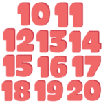 Free Number Clipart: Download Numbers 0-20 in Various Colors!