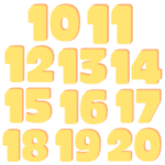 Free Number Clipart: Download Numbers 0-20 in Various Colors!