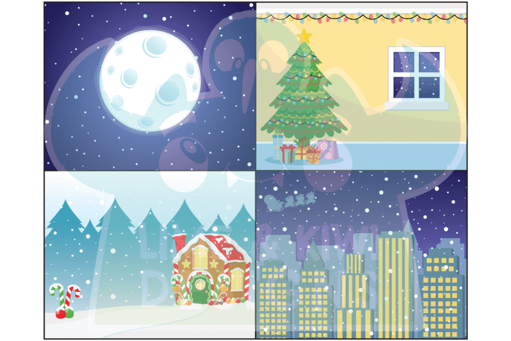 Christmas Backgrounds 1 - Lime and Kiwi Designs