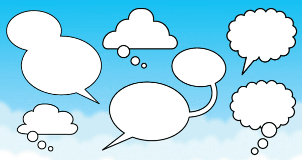 Free Thought and Speech Bubbles Clipart for Commercial-Use!